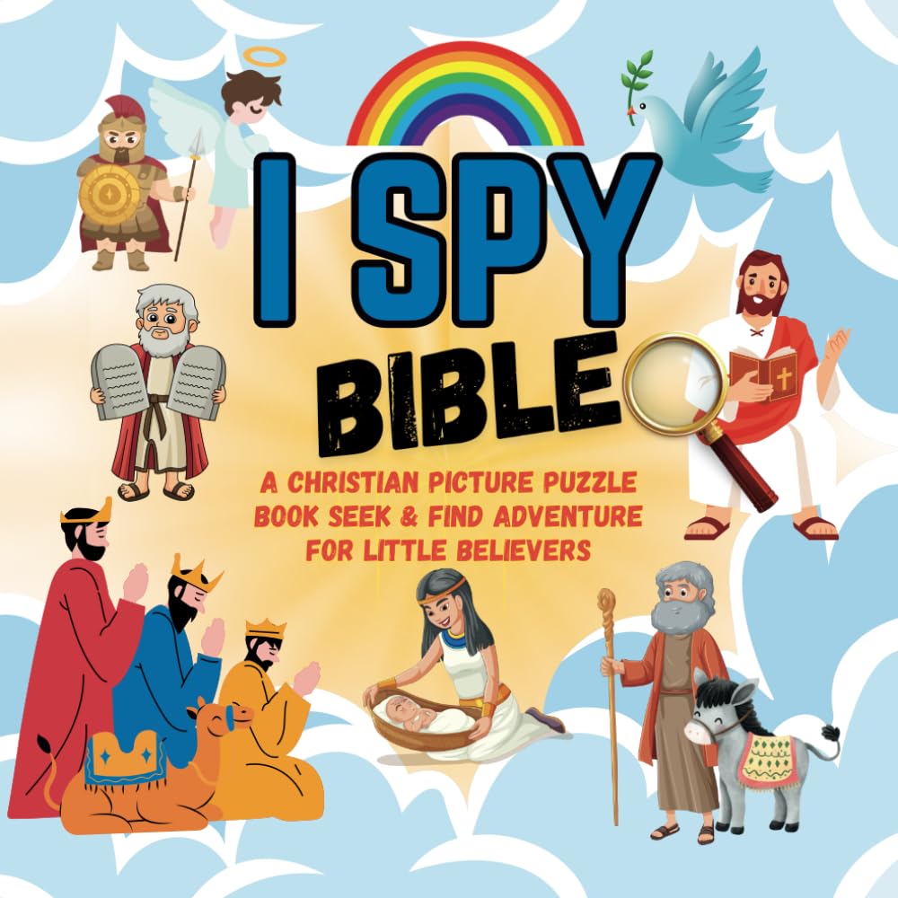 I SPY BIBLE: A Christian Picture Puzzle Book Seek & Find Adventure for ...