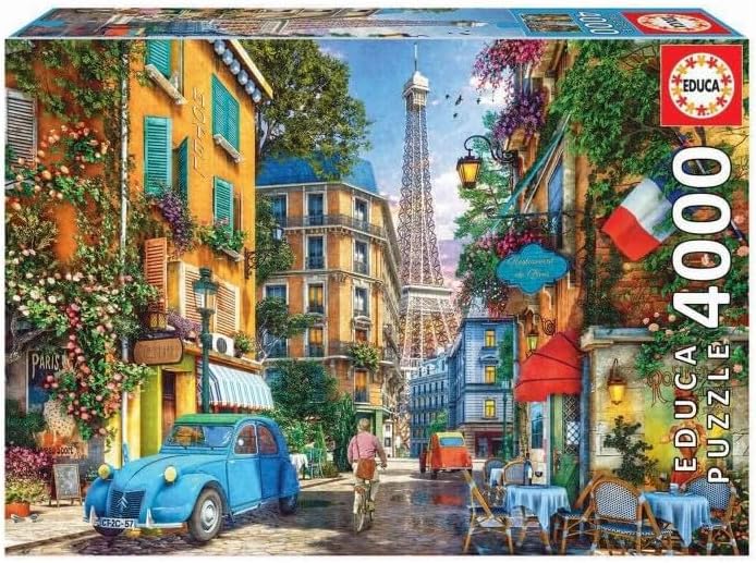Educa Borras Puzzle - 4000 Pieces - The Old Street of Paris, Jigsaw ...