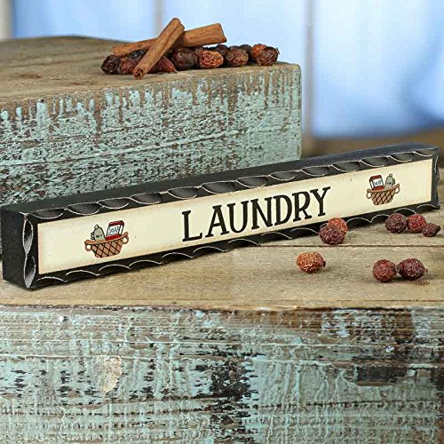 Amazon.com: Primitive "Laundry" Chunky Wooden Block Sign - Rustic Charm ...