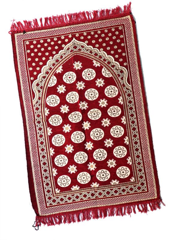 Buy ADIRNY Cotton Prayer Mat 44x28 inch Musalla Janamaz for Namaz ...