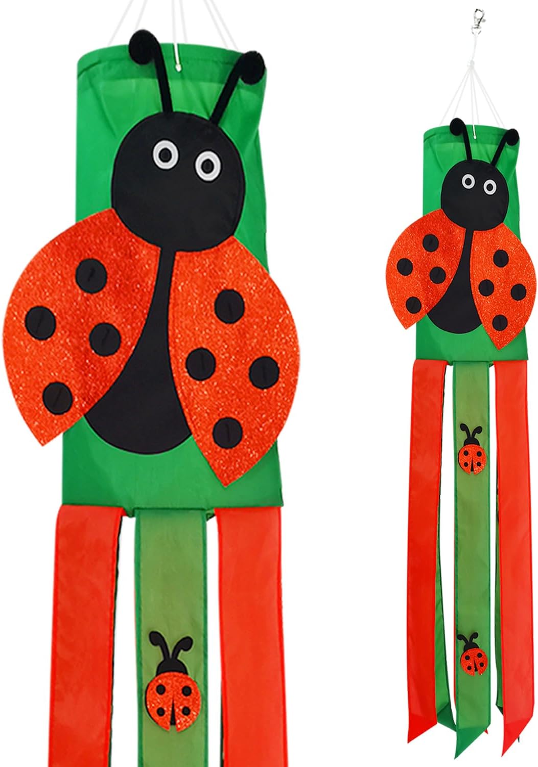 Amazon.com : THQZLH Ladybug Spring Wind Sock - Adorable Outdoor ...