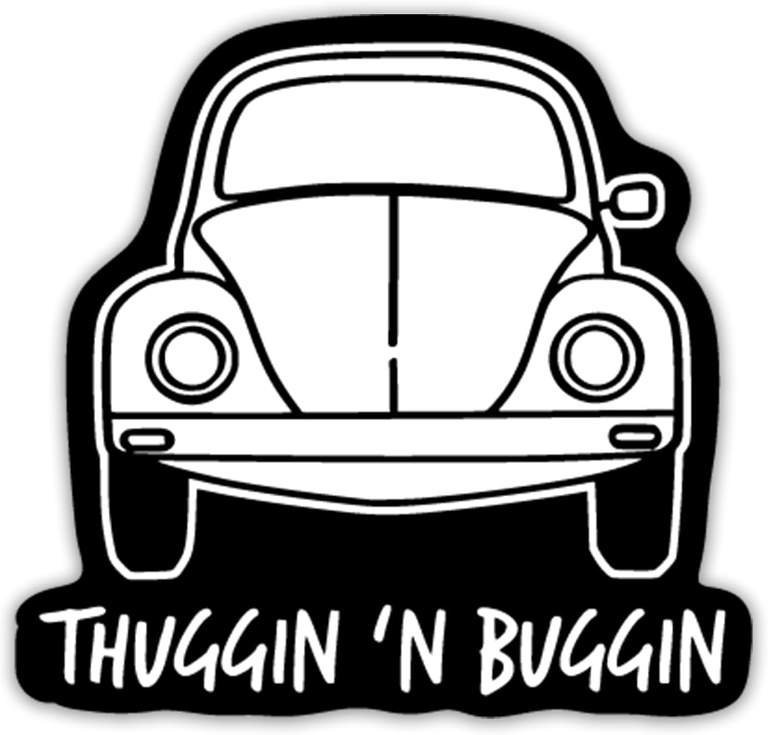 Amazon.com - Thuggin' and Buggin' Vinyl Decal Sticker | Cars Trucks ...