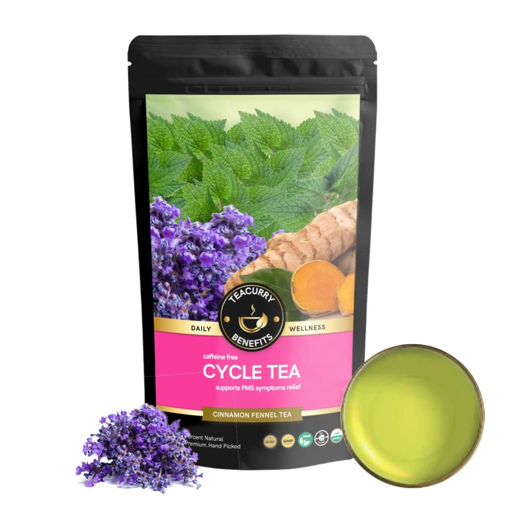 TEACURRY She Cycle Chai Tea For Her Pms Tea (100 Grams Loose|1 Month ...