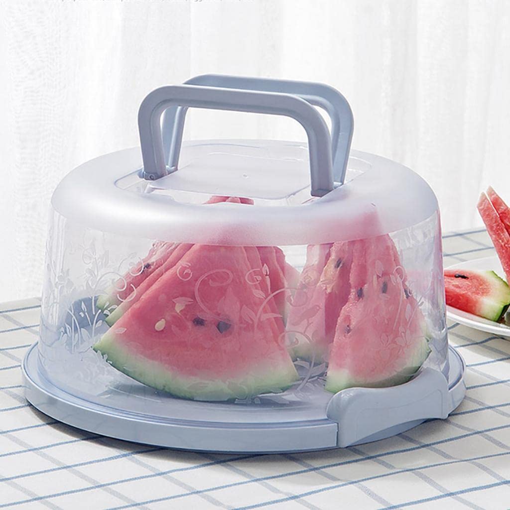 Buy Cloud Plastic Cake Box Round Cake Storage Carrier Container ...