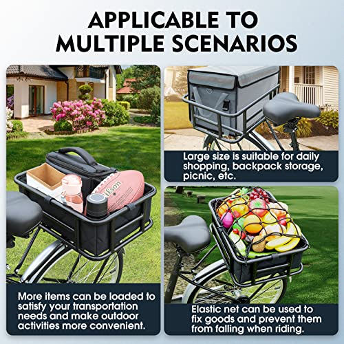 Snapklik.com : RAYMACE Rear Rack Bike Basket