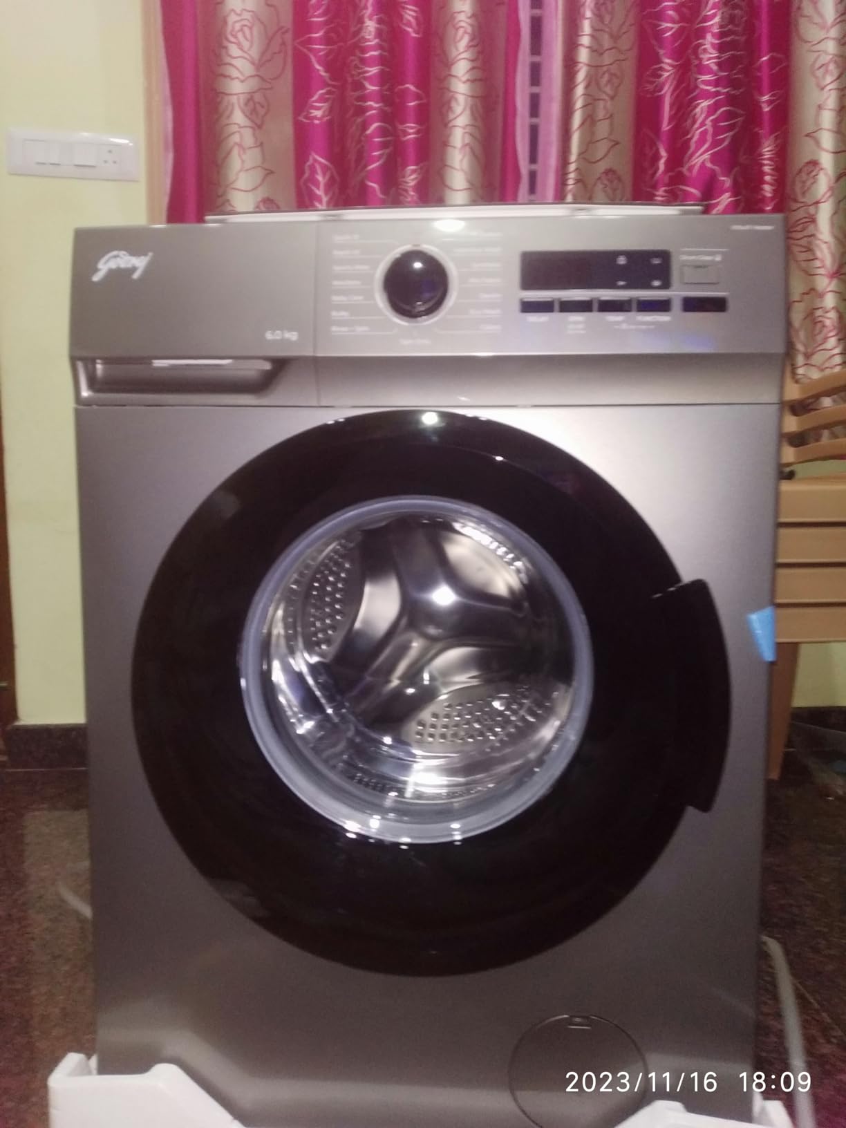 Godrej 6 Kg 5 Star Digi-inverter Fully-Automatic Front Load Washing ...