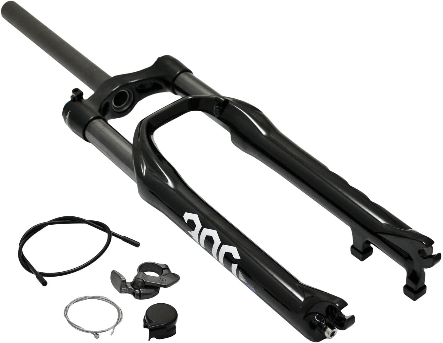 Amazon.com : Spinner 300 24" Suspension Fork 100 mm 1 1/8" Remote ...