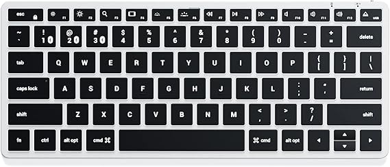 Satechi Slim X1 Bluetooth Backlit Keyboard for Mac, Illuminated Keys ...