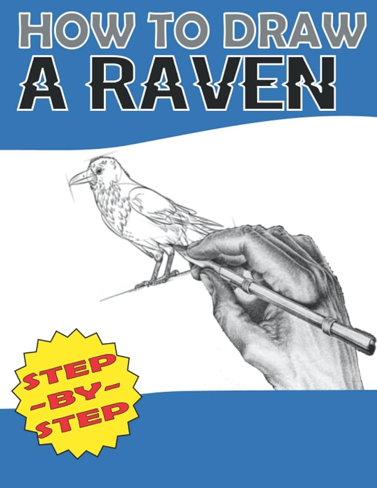How To Draw Raven Step By Step