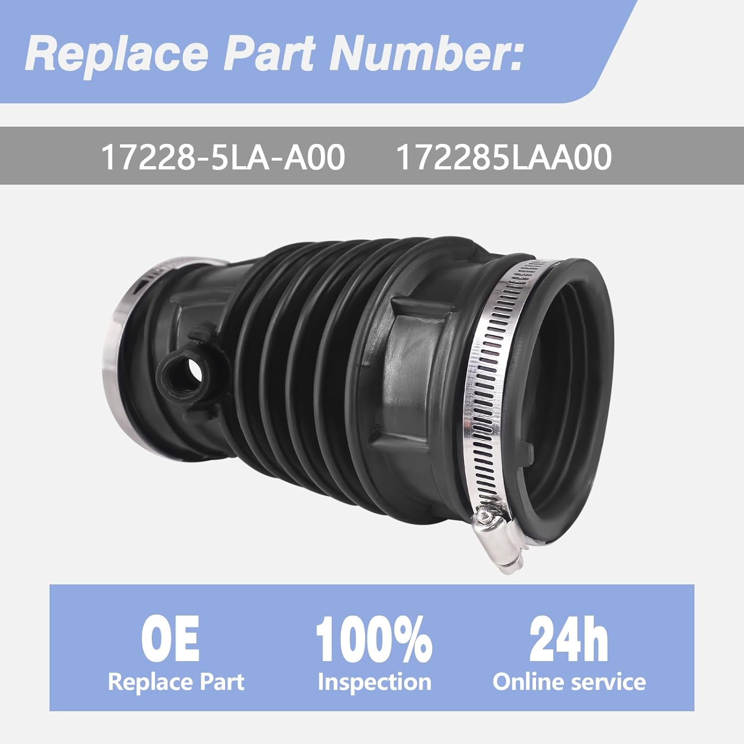 Sustituye el tubo de manguera de admisión del filtro de aire 17228-5LA ...