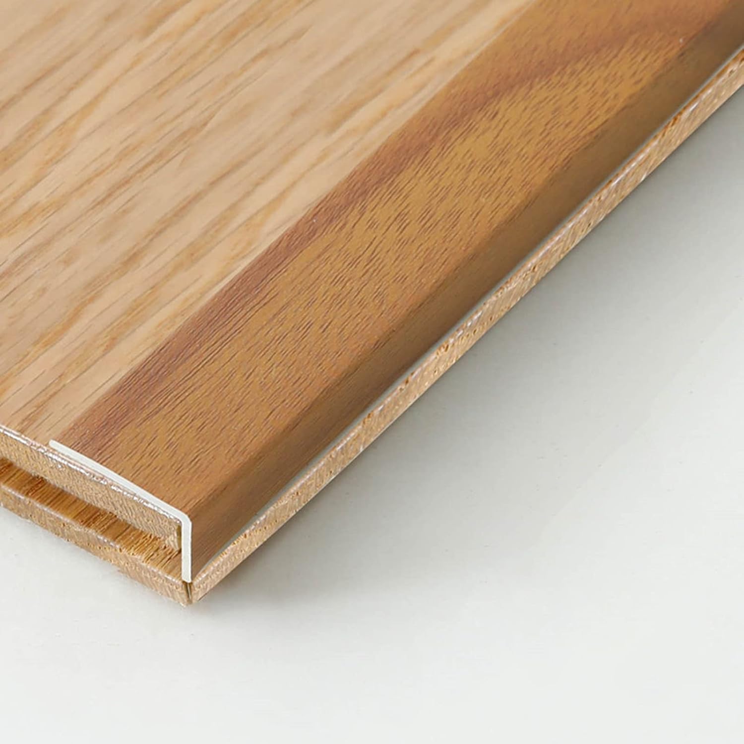 L-Shaped Wood Floor Edging Strips Door Threshold Strip,Stair Tread Trim ...