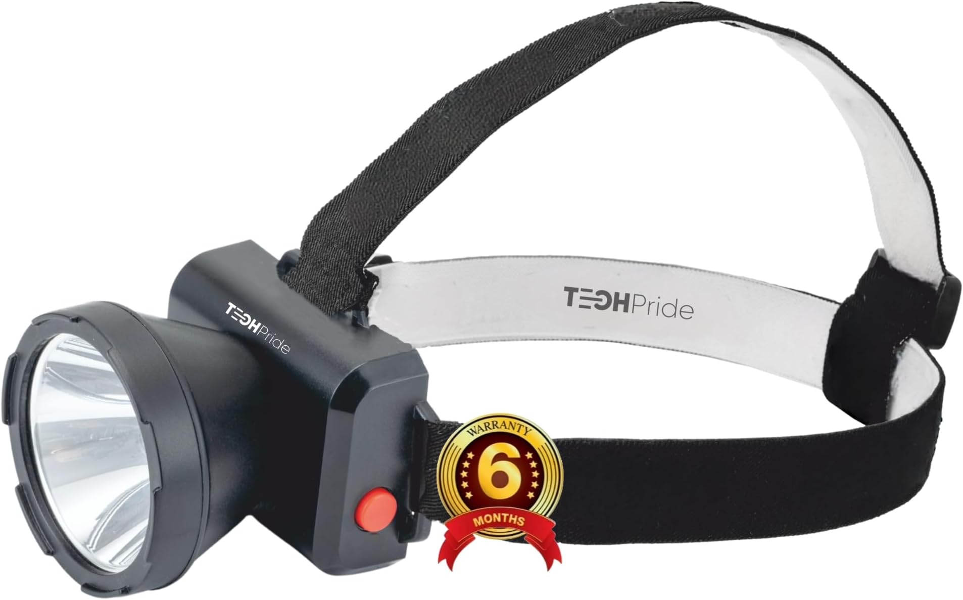 TechPride Rechargeable LED Head Torch Model: Falcon, Head Light Upto ...