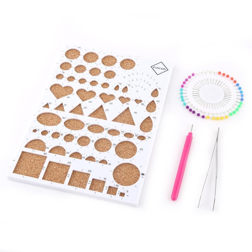 Craft Paper Diy Paper Craft Template Board Tweezer Pins Slotted ...