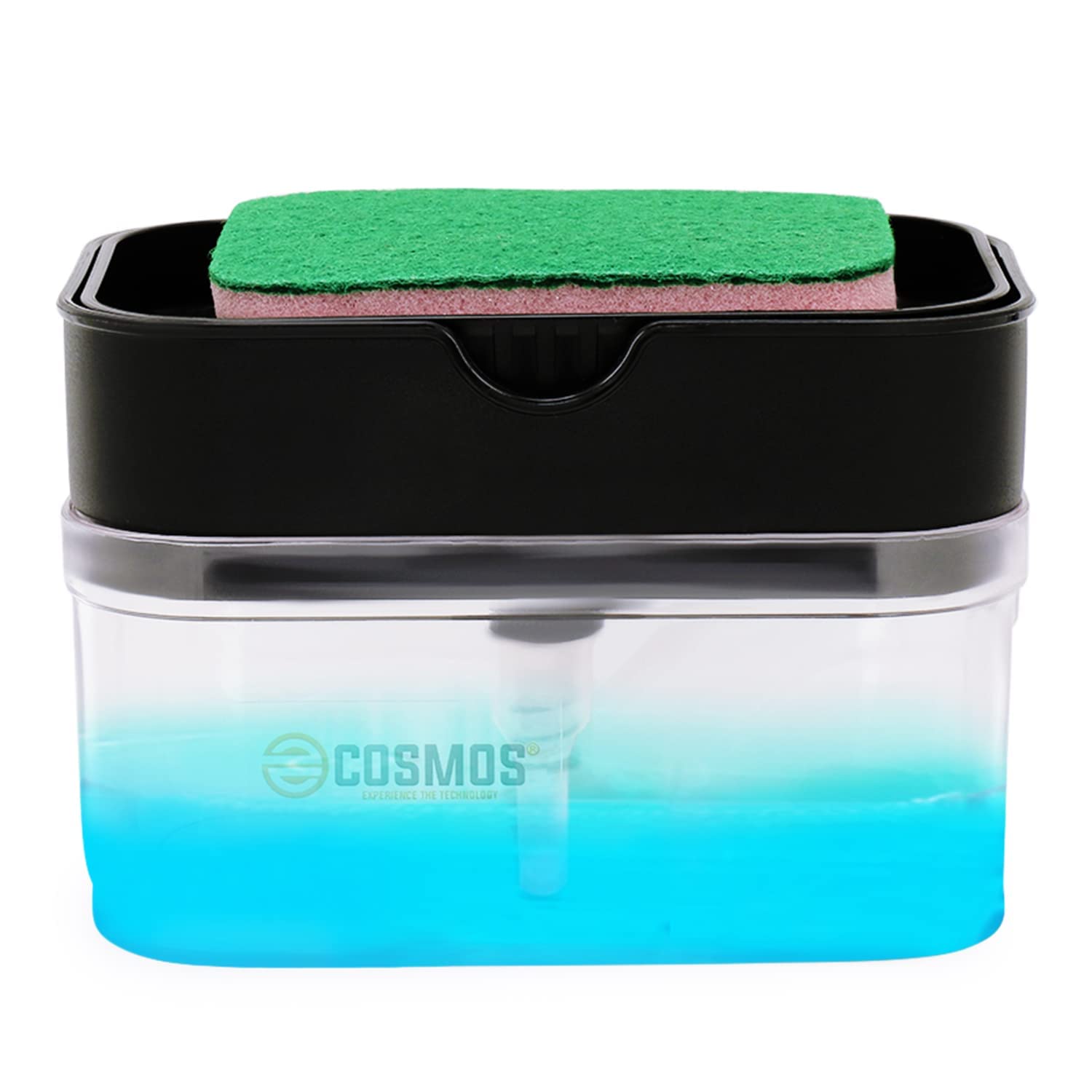 E-COSMOS Smarty Soap Dispenser and Dishwasher Liquid Holder, Liquid ...