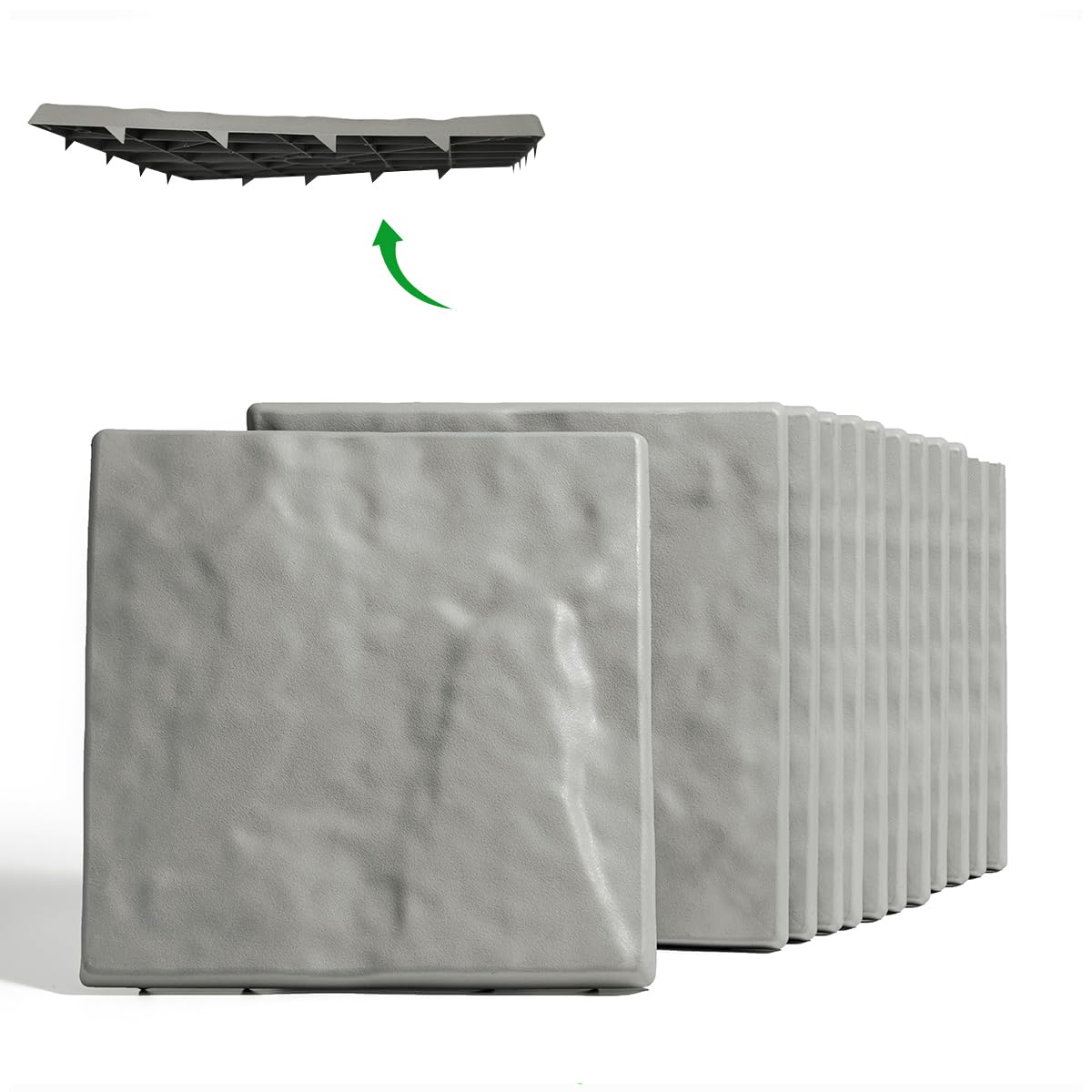 Amazon.com: Kingnoco Large Stepping Stones That Stake Into The Ground ...