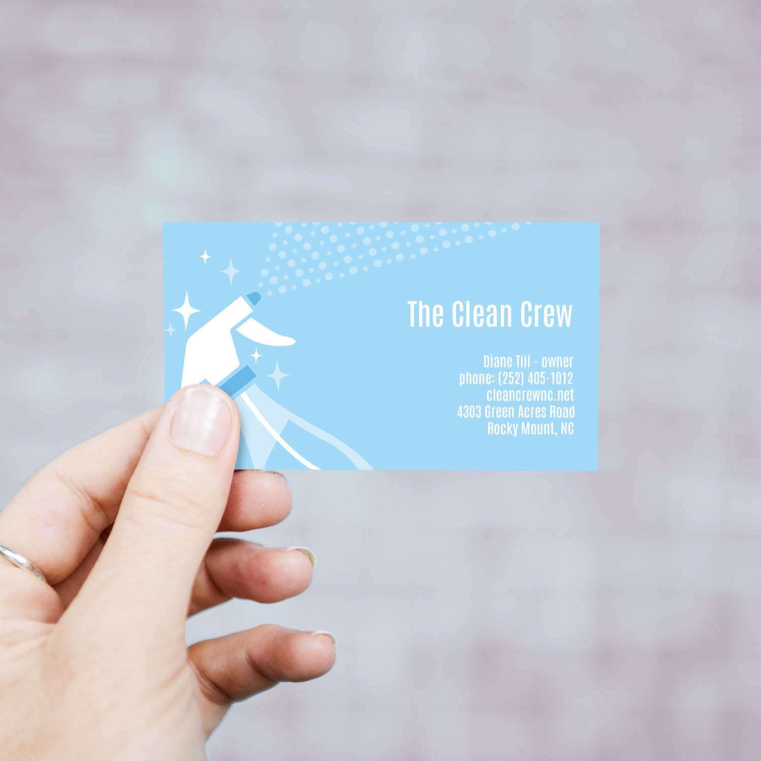 Snapklik.com : House Keeping Cleaning Personalized Business Cards / 100 ...