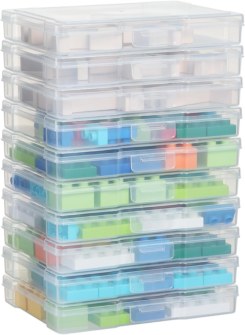 Amazon.com: Simply Tidy 5”; x 7”; Clear 6-Case Photo Storage Keeper
