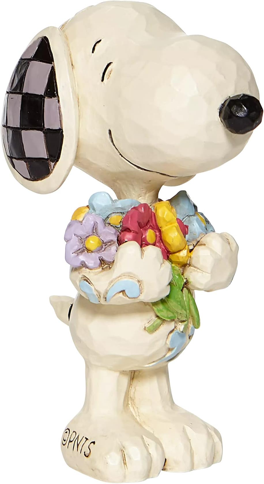 Enesco Peanuts by Jim Shore Snoopy Holding Spring Flowers - Figura en ...