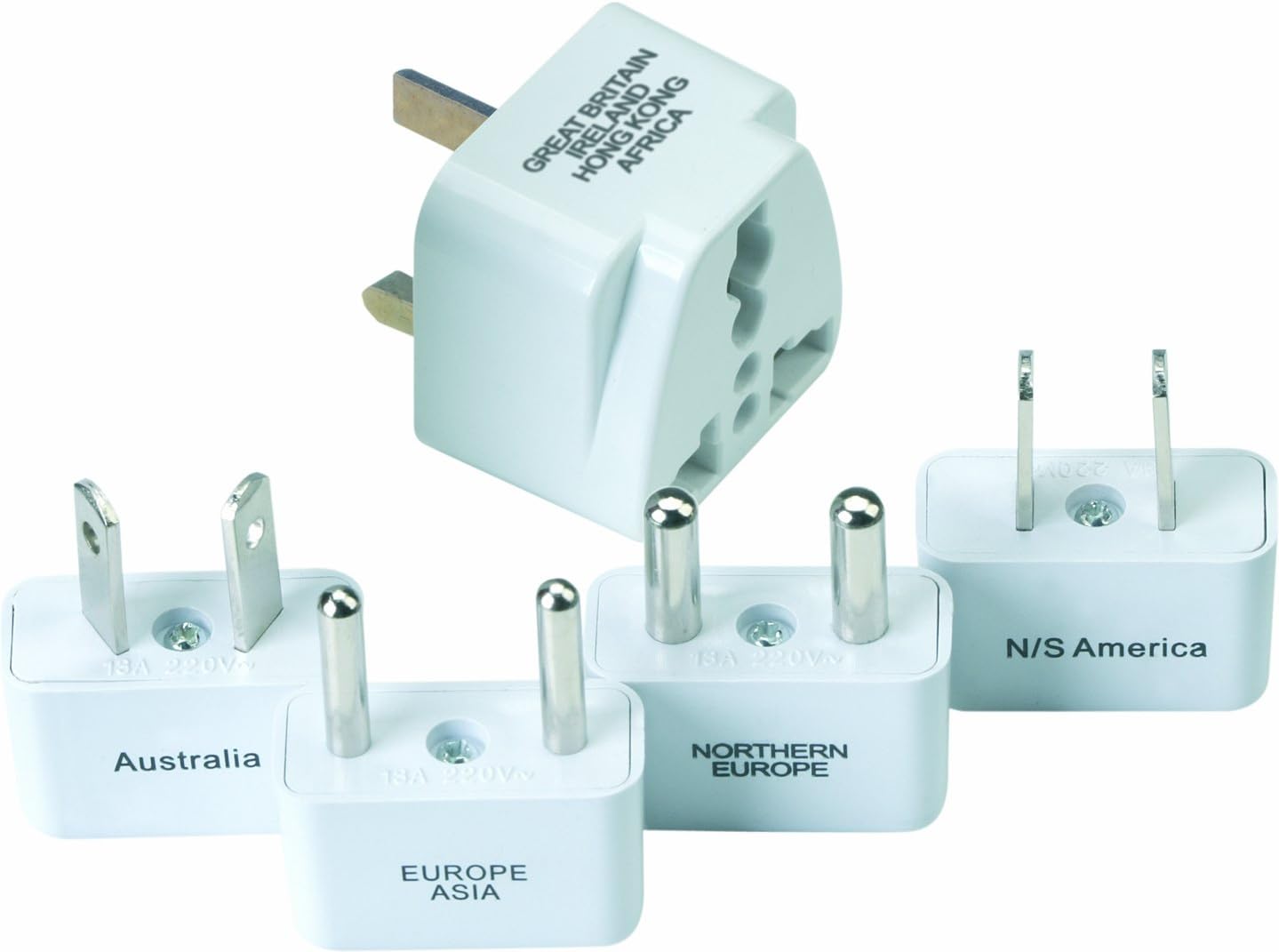 Amazon.com: Go Travel Worldwide Adaptor Kit, White, One Size : Clothing ...