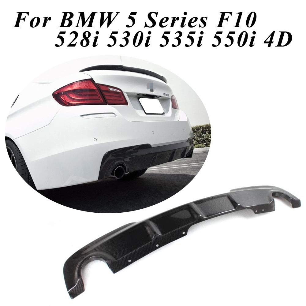JC SPORTLINE F10 M Tech CF Diffuser, fits BMW 5 Series F10 M-Sport 528i ...