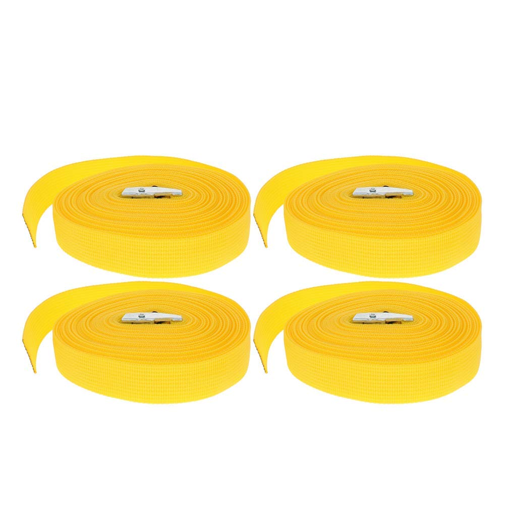 MroMax 8M x 25mm Lashing Strap Cargo Tie Down Straps with Cam Lock ...