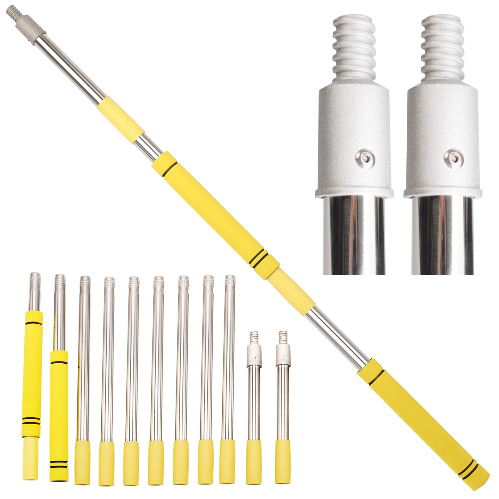 Amazon.com: Frebuta Multi-Purpose Extension Pole,3 Feet to 12 Feet ...