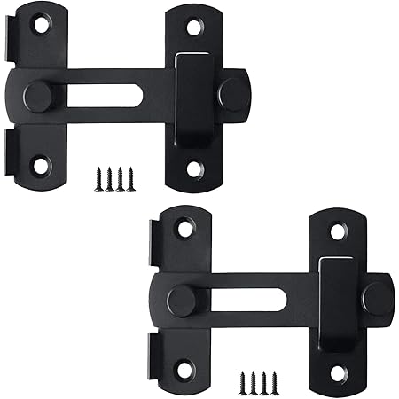 Amazon.com: DOUBLE 2 C Barn Door Lock, 2 Pack Sliding Barn Door Lock ...