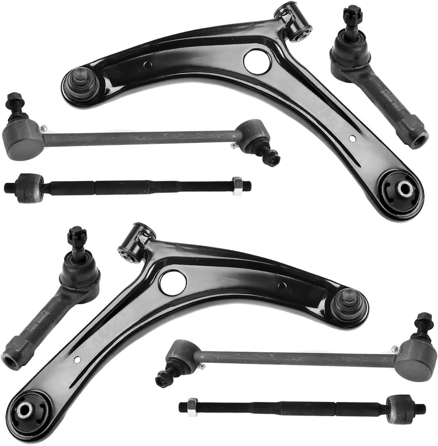 Amazon.com: ASTARPRO 10pcs Front Suspension Kit Front Lower Control Arm ...