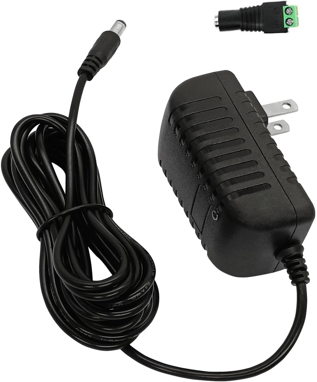 Amazon.com: DC 12V 1.5A 10ft Long Power Supply Adapter 100-240V AC to ...