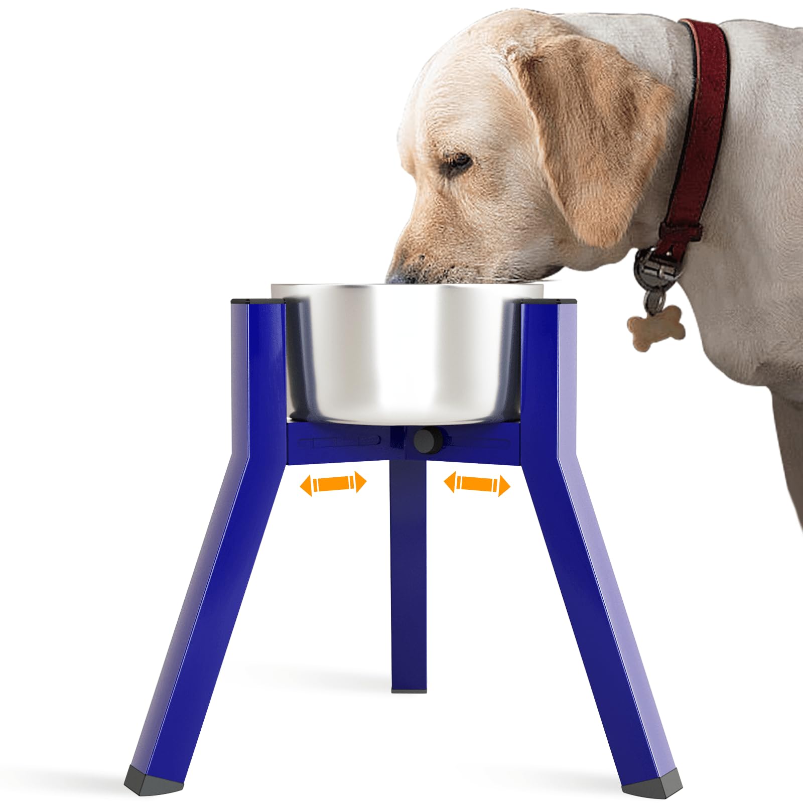 Single Elevated Feeding Stand Elevated Single Dog Bowl From
