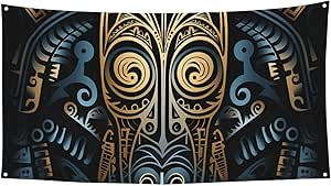 Amazon.com : Welcome Banner Tribal Style Shown Party Flag Photography ...