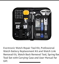 Eventronic Watch Repair Tool Kit, Professional Watch Battery ...