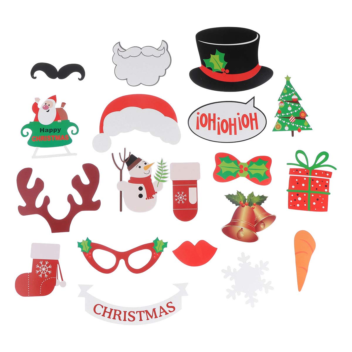 Snowman Photo Booth Props