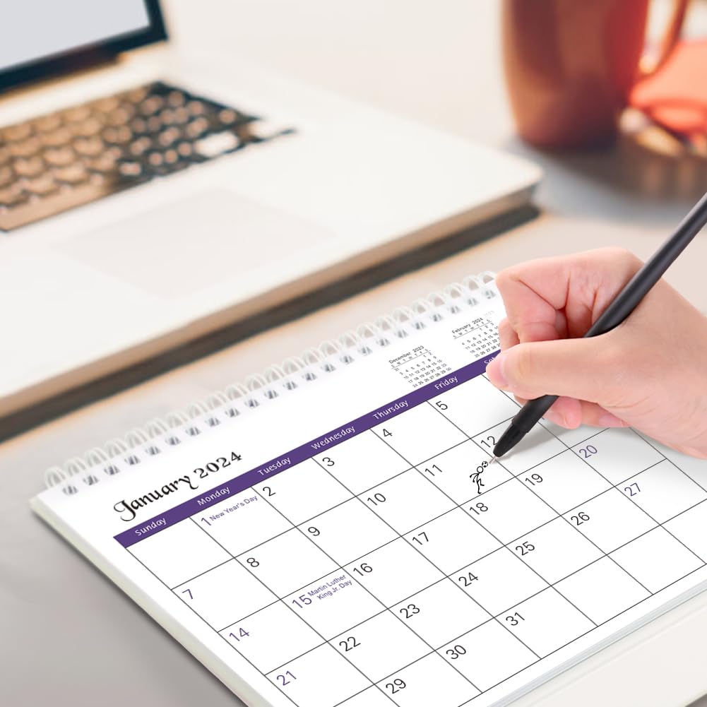 Snapklik.com : SKYDUE Desk Calendar 2024-205, Small Desk Calendar From ...