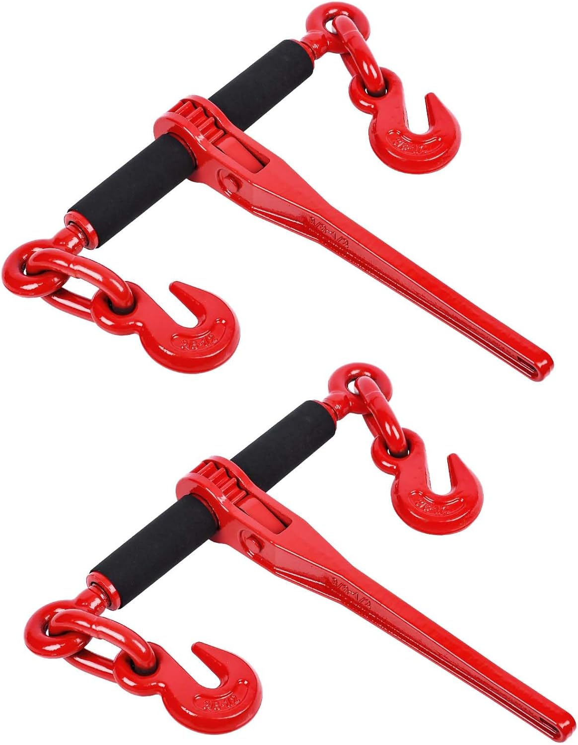 Amazon.com: Lechansen Chain Binders Ratcheting 3/8”-1/2” with Grab ...