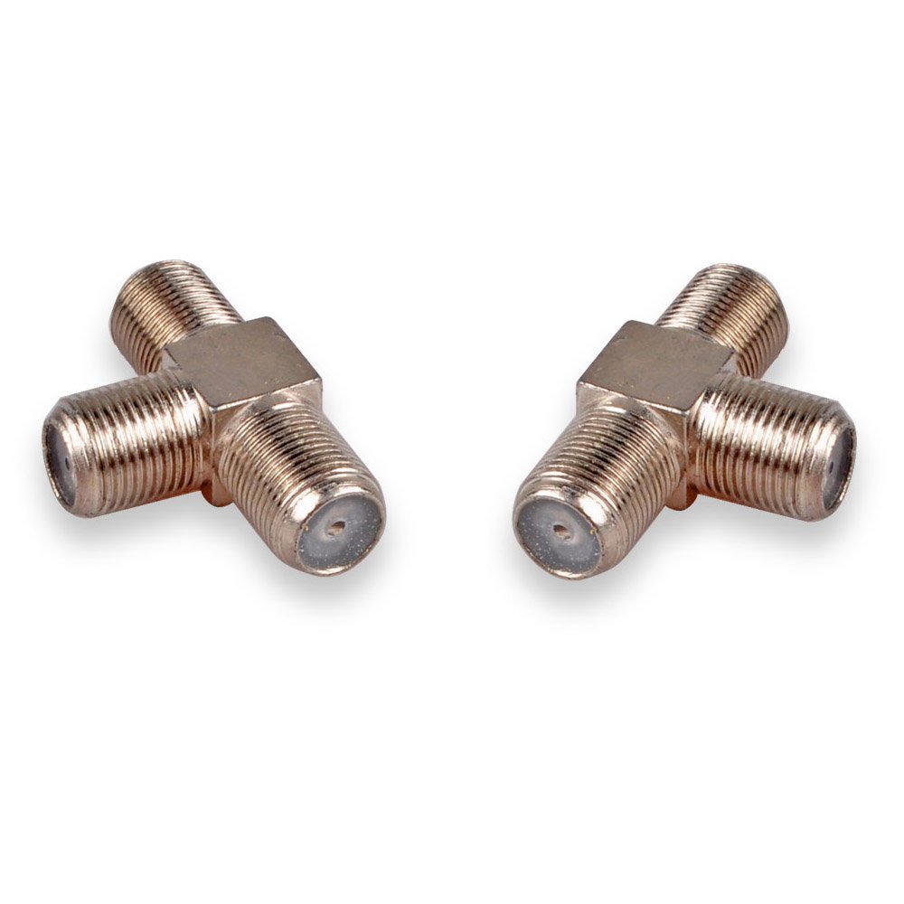 Buy Conwork 10-Pack 3-Way F-Type Coax Cable Splitter Combiner Female to ...