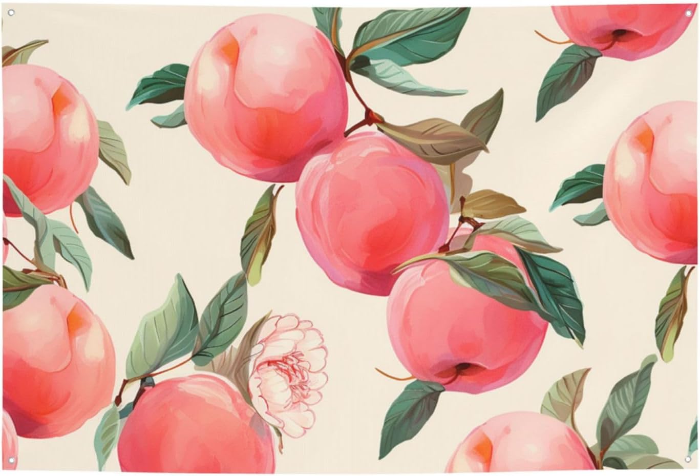 Amazon.com: Pink Peach Banner Party Decor Backdrop Banner Birthday ...