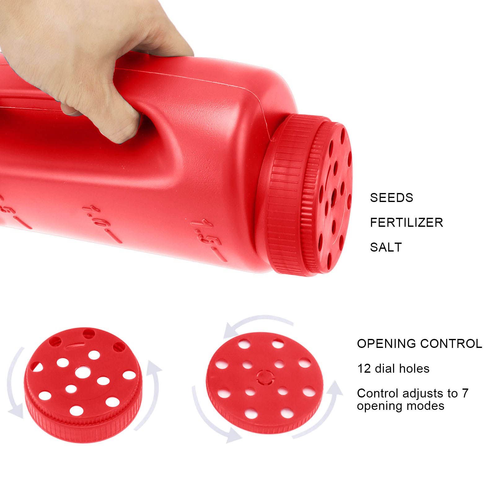 Snapklik.com : HAOHIZE Lawns Seed Spreaders For Lawns, Hand Shaker ...