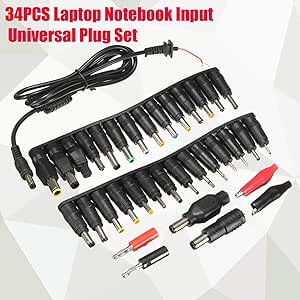 Amazon.com: Connectors 34PCS Laptop Notebook Input DC Universal Plug ...