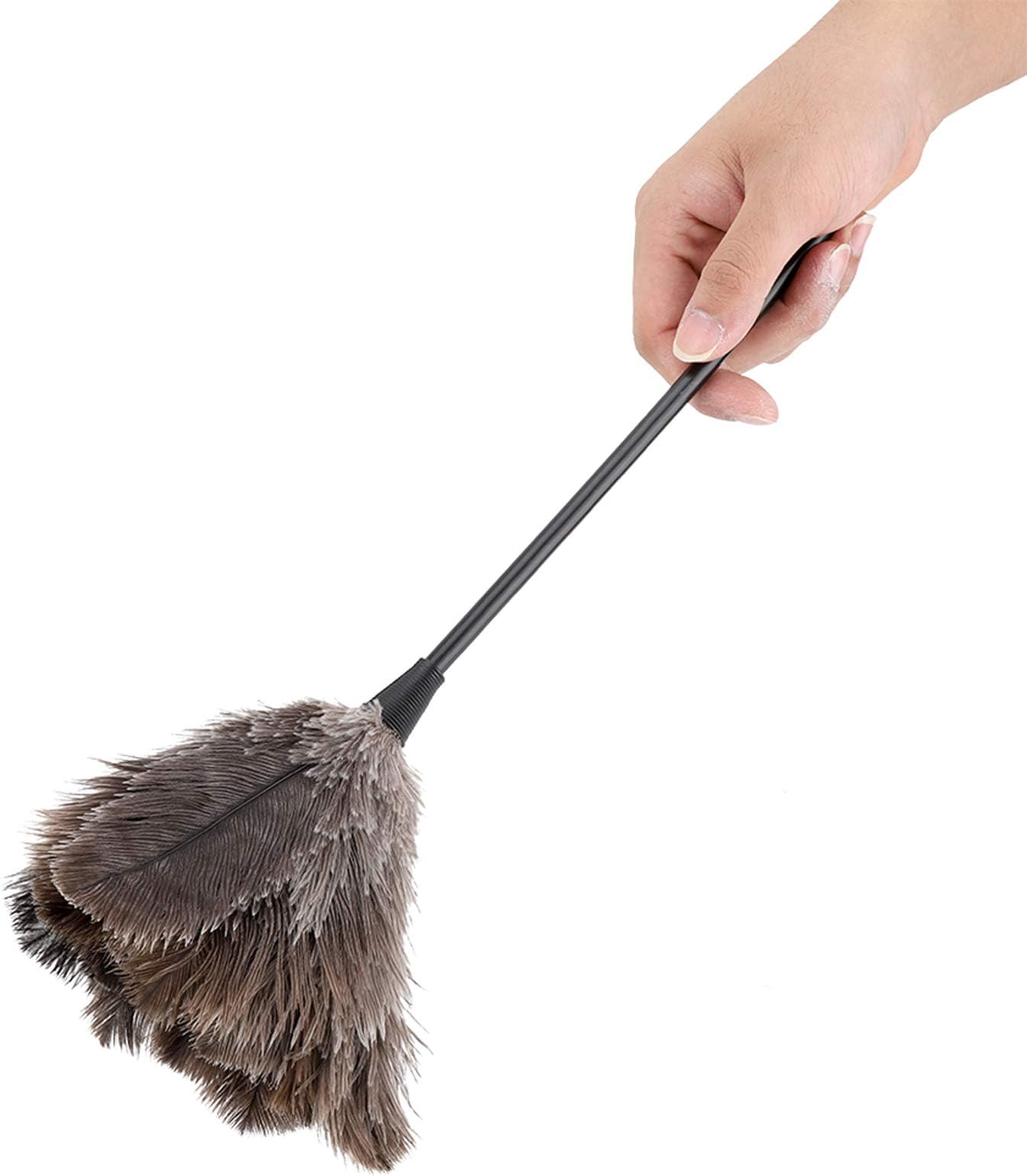 Small Ostrich Feather Duster Handmade Washable Feather Duster with Long ...