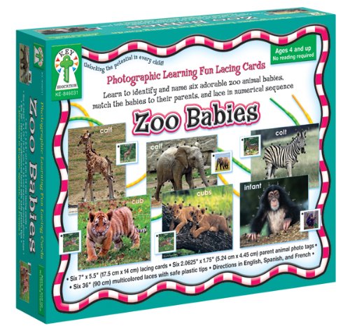 Zoo Babies: Learn to Identify and Name Six Zoo Animal Babies, Match the ...