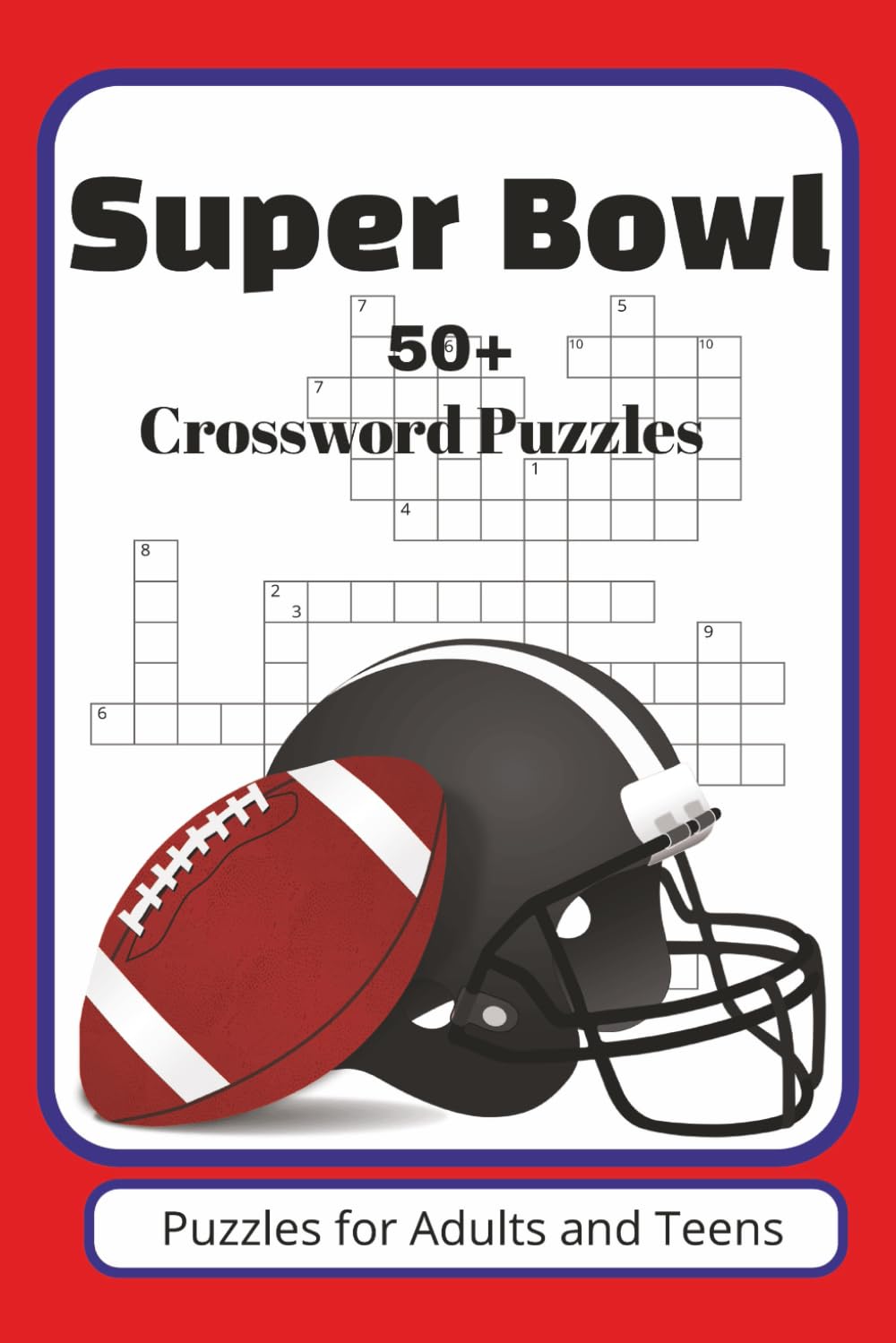 Super Bowl Crossword Puzzles: Word Searches with Easy to Read Print ...