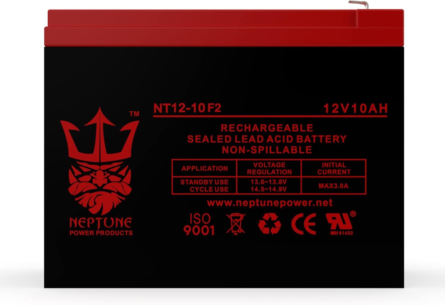 Amazon.com: Neptune Power Products 12V 10Ah Scooter Battery Replaces ...