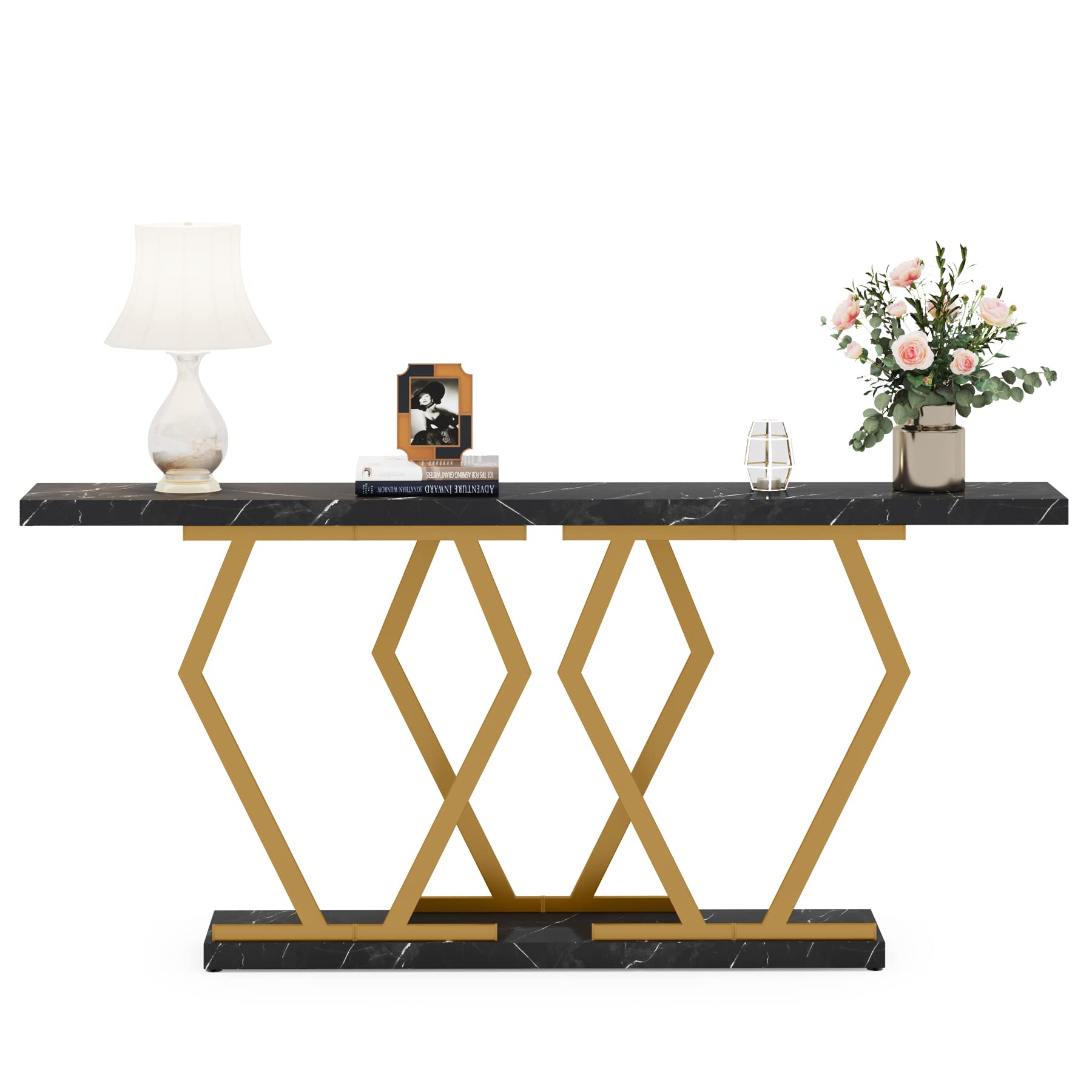 Amazon.com: LITTLE TREE Console Table, 70.9 Inch Extra Long Sofa Table ...