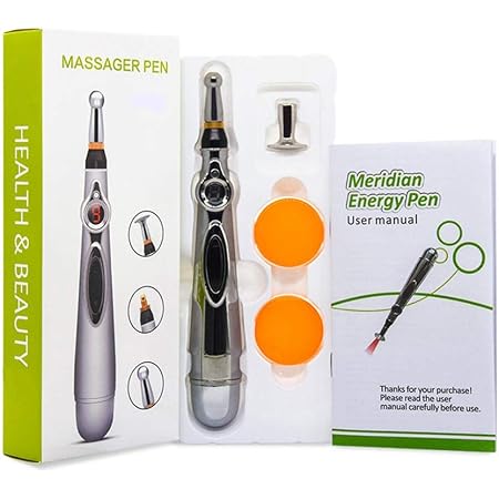 Amazon.com: Electronic Acupuncture Pen Electric Meridians Therapy Heal ...