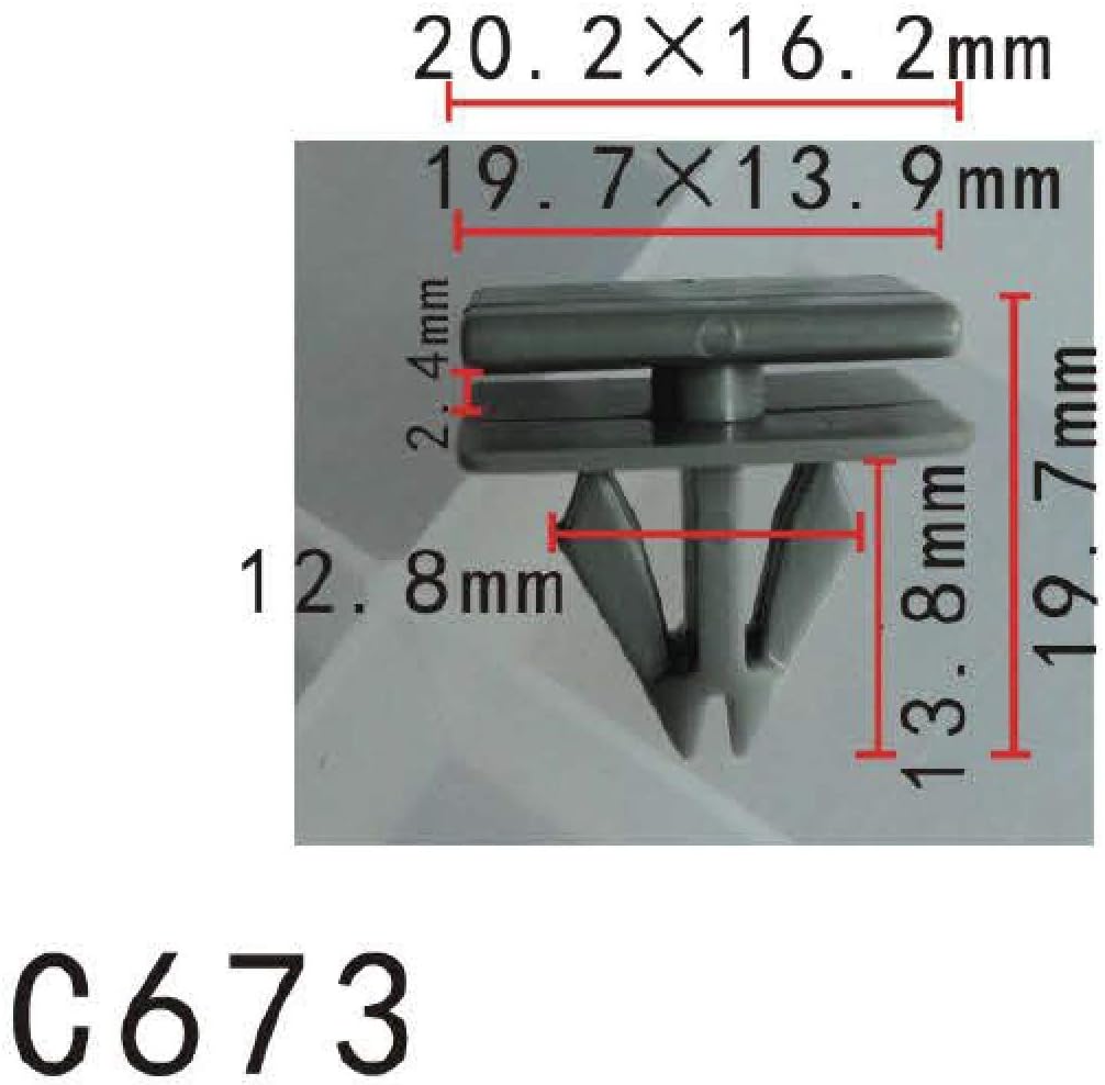 GM Door Body Side Molding Exterior Trim Rocker Clips Fasteners ...