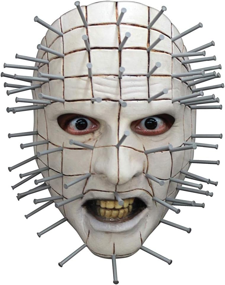 Amazon.com: Ghoulish Masks Hellraiser Pinhead Face Mask Standard ...