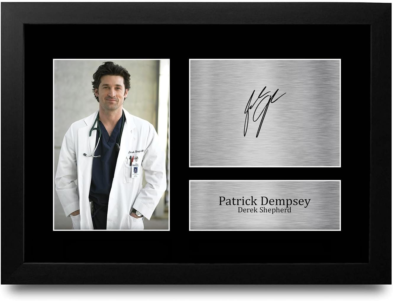HWC Trading FR A4 Patrick Dempsey Grey's Anatomy Derek Shepherd Gifts ...