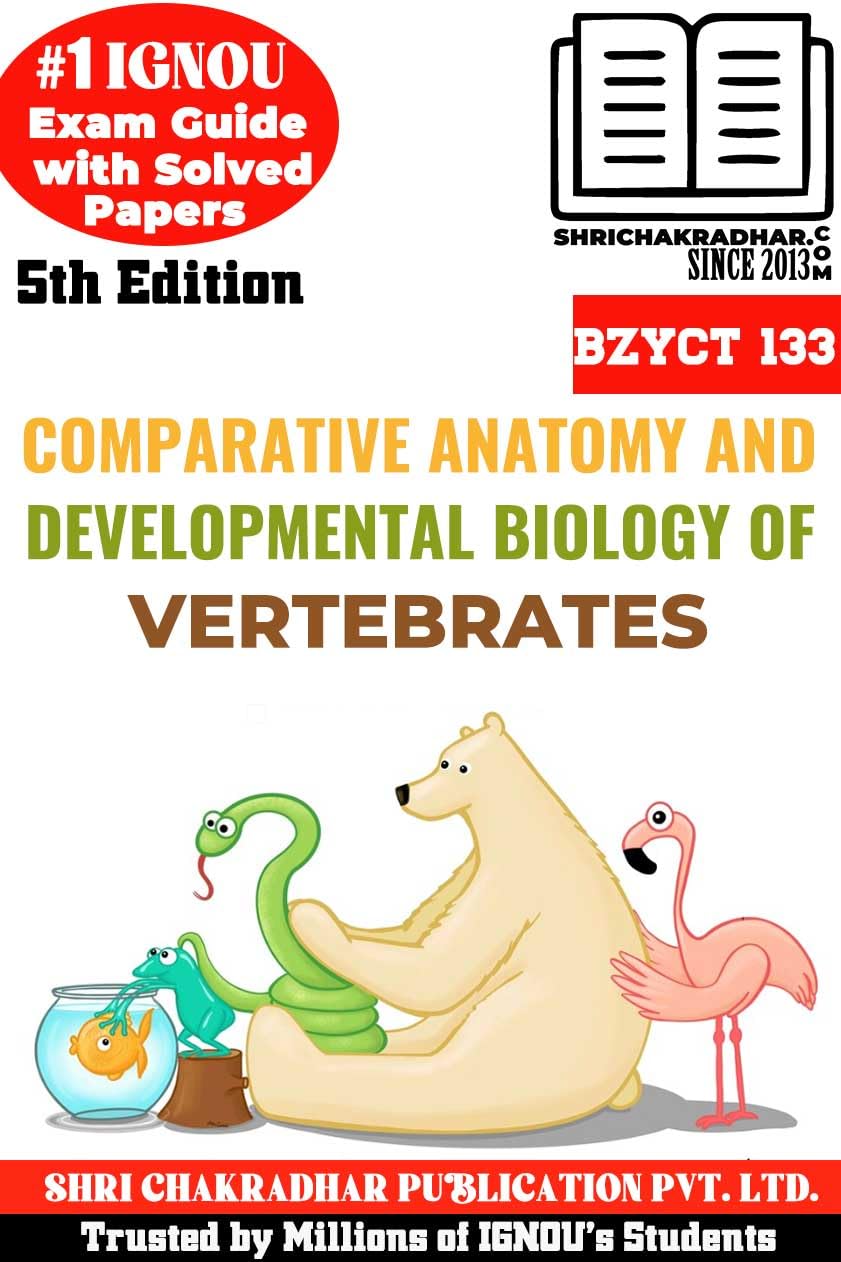Buy IGNOU BZYCT 133 Help Book Comparative Anatomy and Developmental ...