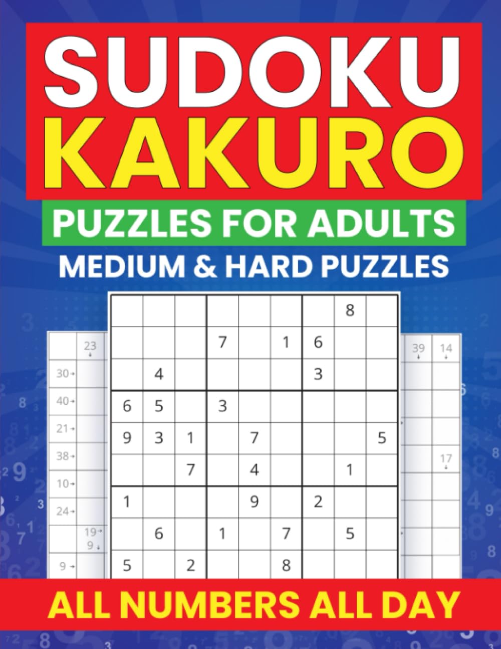 Amazon.com: Sudoku Kakuro Puzzles for Adults: Medium to Hard- A ...